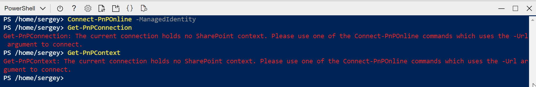 [BUG] No SharePoint context for connections authenticated with Managed Identity · Issue #643 ...