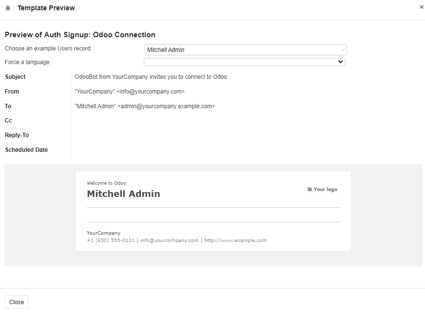 [15.0] mail_debrand > Empty "Auth Signup : Connexion Odoo" email template · Issue #1075 · OCA ...