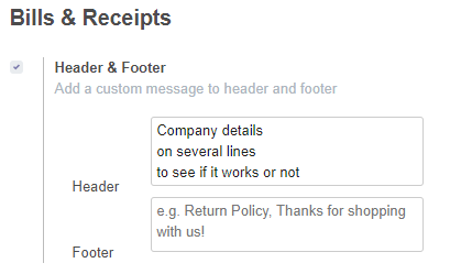 POS > Receipt > Header/Footer on multiple lines · Issue #45679 · odoo ...