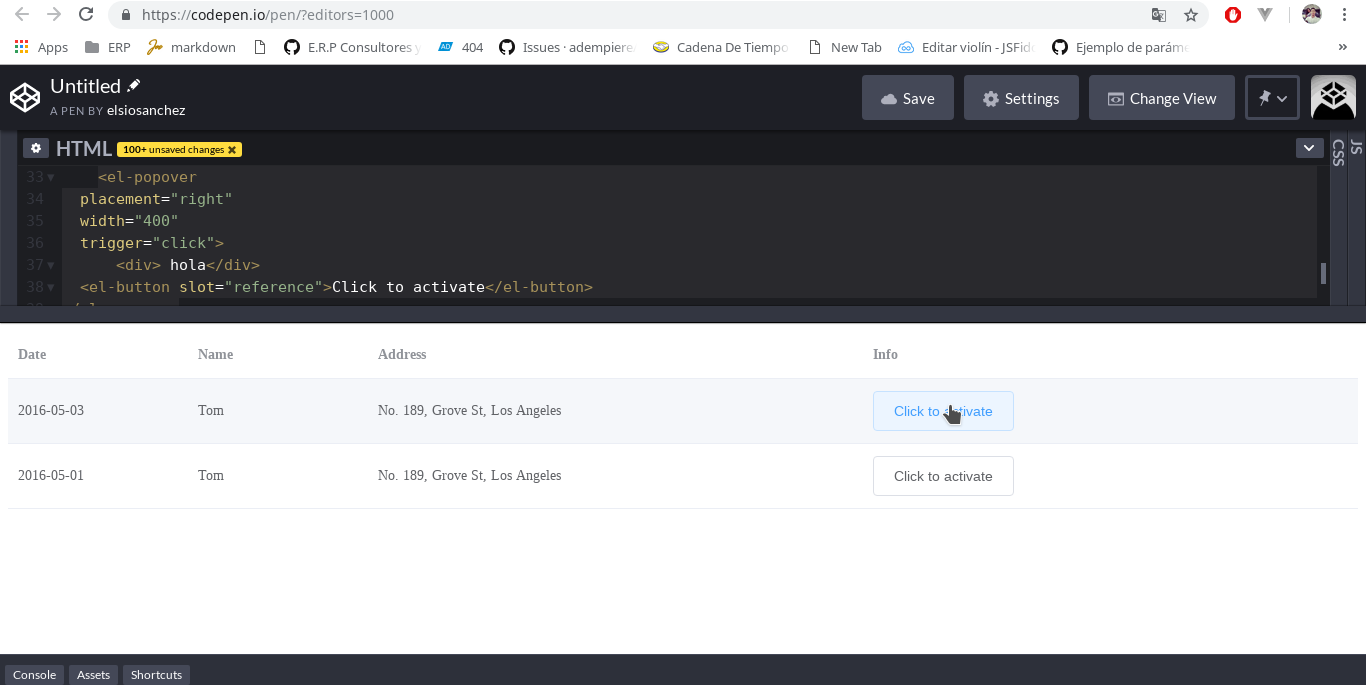 [Bug Report] Popover error in a table · Issue #15648 · ElemeFE/element · GitHub