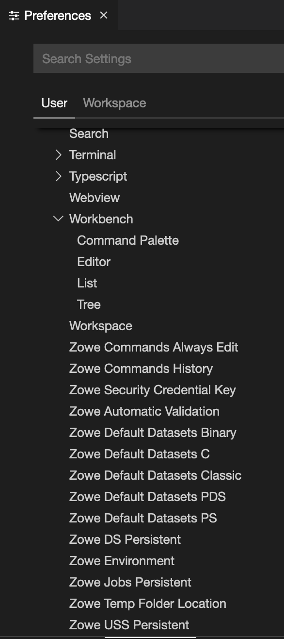 Standardize Zowe Explorer configuration property names to make them consistent with VS Code's ...