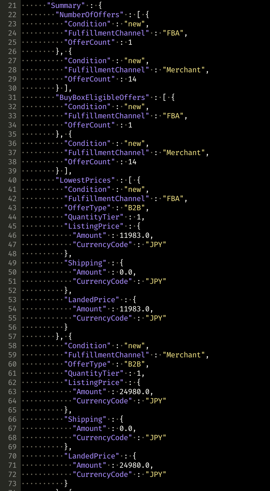 [FEATURE] Actual FulfillmentChannelType values are different from defined in the document ...