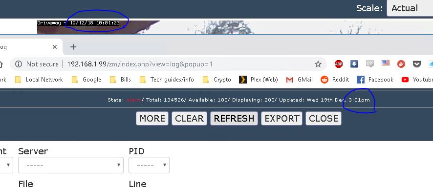 Changing timezone breaks just about everything · Issue #2354 · ZoneMinder/zoneminder · GitHub