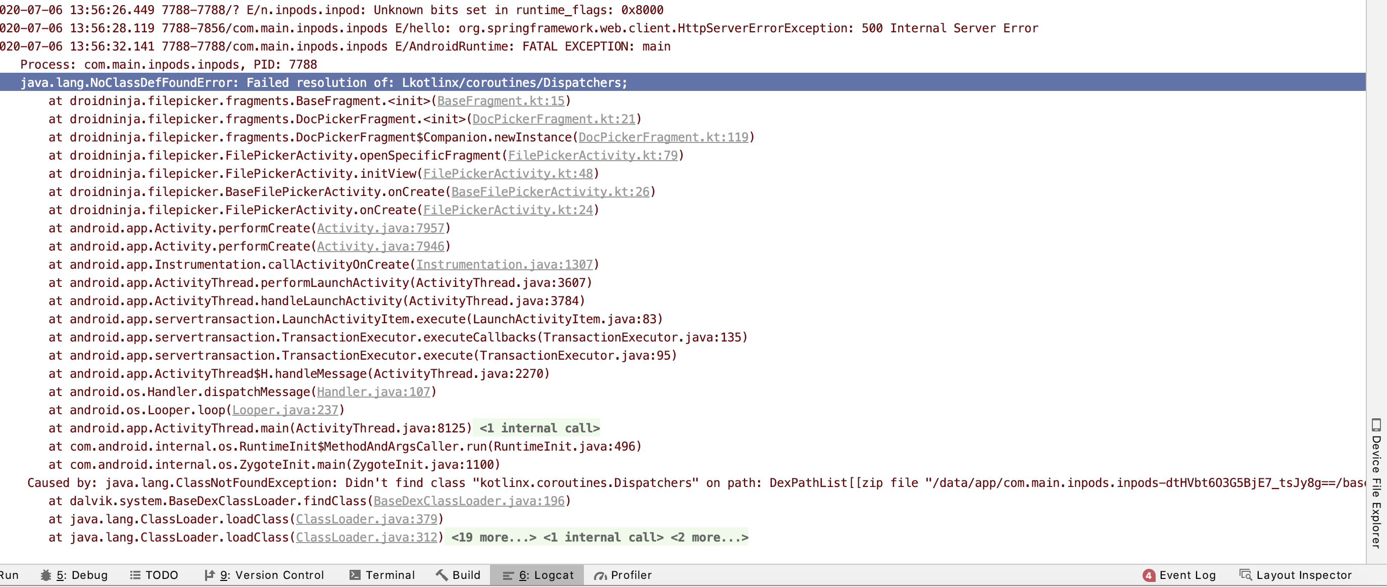 Is Kotlin required to integrate this SDK? I am getting following error. Lkotlinx/coroutines ...