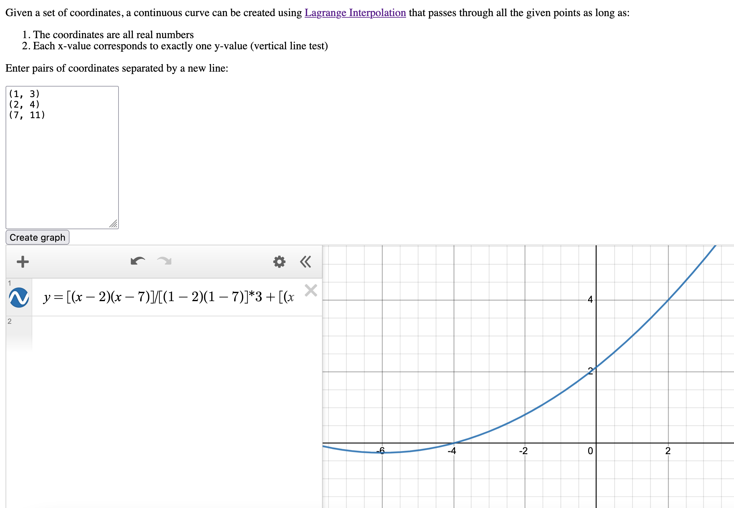 GitHub - shrayus-masanam/Lagrange-Interpolation-Demo: Creates a ...