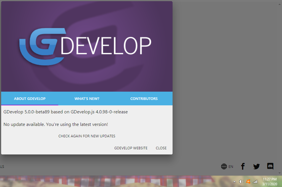 Disabling auto-update in preferences didn't work · Issue #1518 · 4ian/GDevelop · GitHub