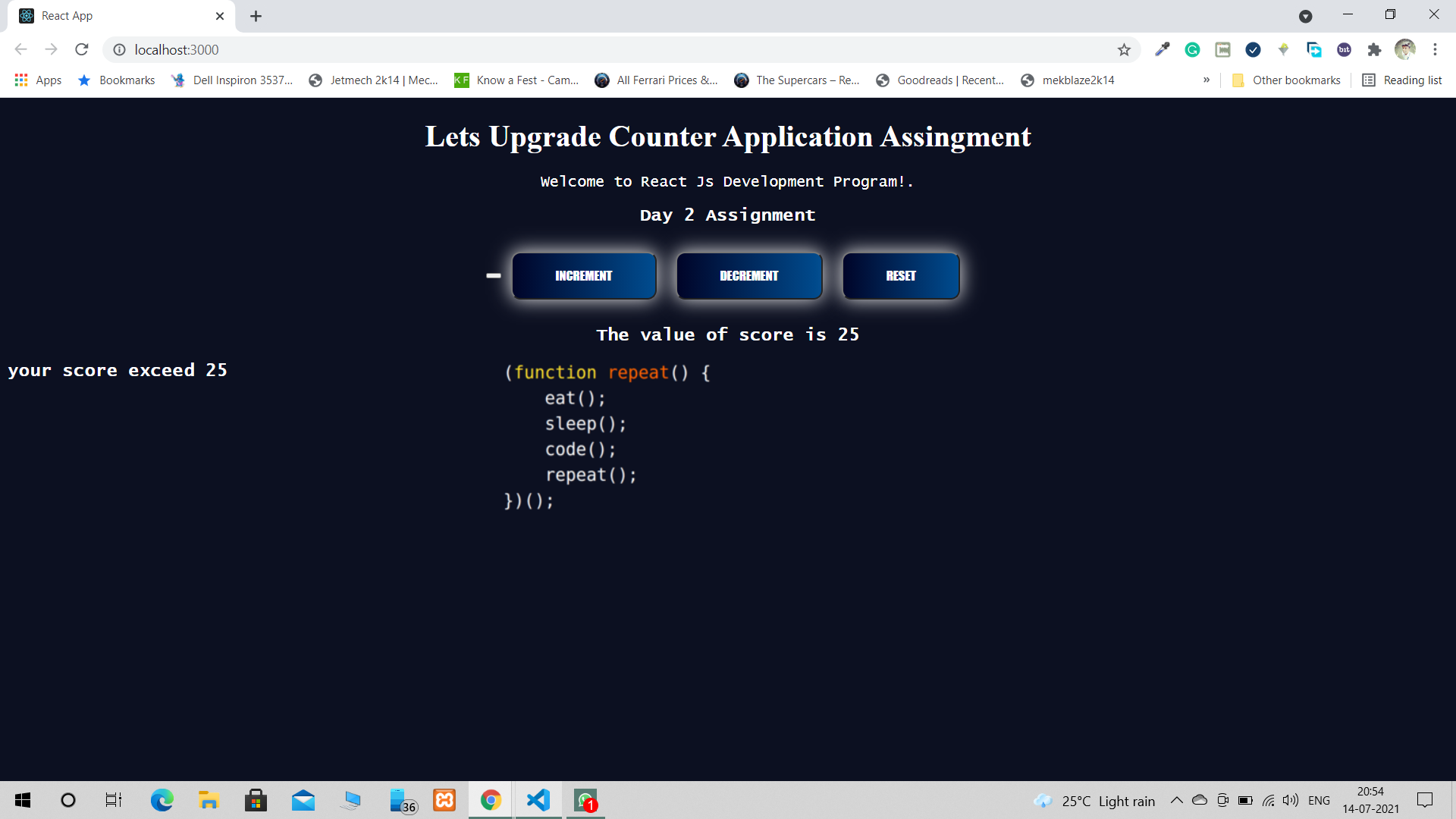 GitHub - LetsUpgrade-react/Day2: Letsupgrade Day 2Assignment
