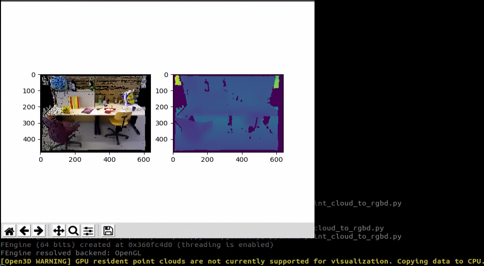 Running Python3 Pointcloudtorgbdpy With Cpu And Cuda Cause Different Results · Issue 4826 8218
