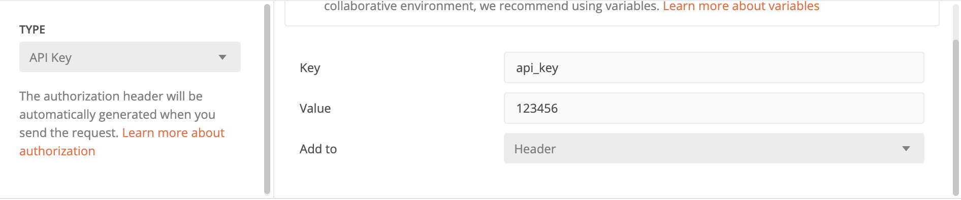 Generated Docs Authorization key "Value" not resolving · Issue #8861 · postmanlabs/postman-app ...