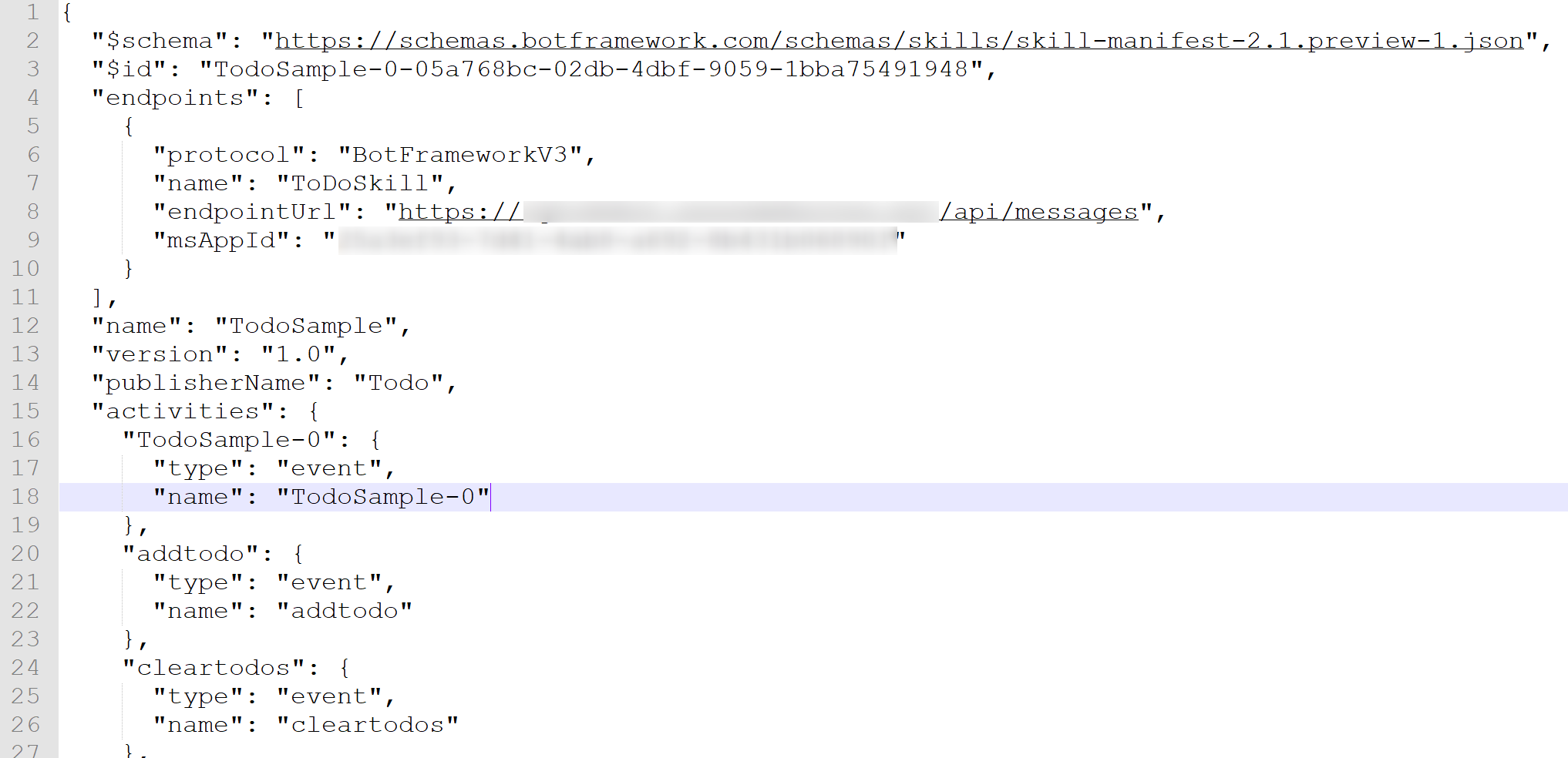 Cannot select Skill Endpoint and bot throw error 'Value cannot be null. (Parameter ‘uriString ...