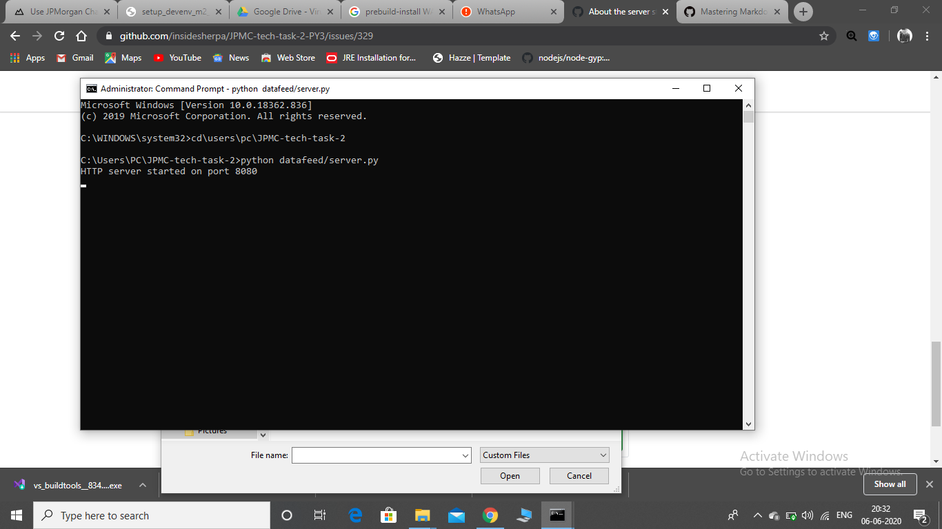 About the server starting it is showing no such directory · Issue #329 · insidesherpa/JPMC-tech ...