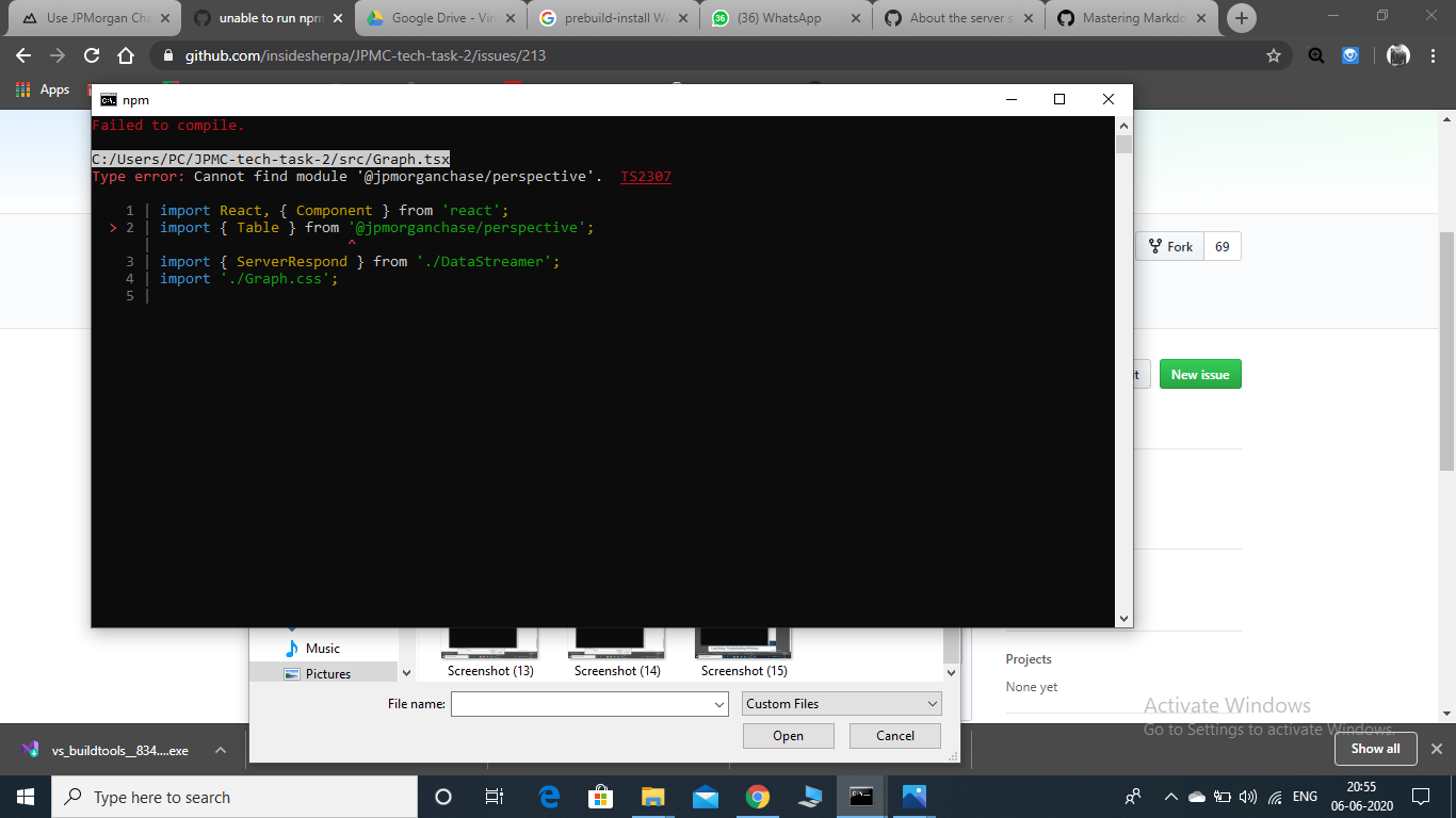 Unable To Run Npm · Issue 213 · Insidesherpajpmc Tech Task 2 · Github