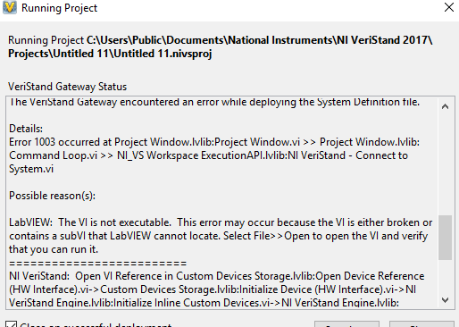 Scan Engine And Ethercat Custom Device Interface In Veristand · Issue 9 · Ni Niveristand Scan