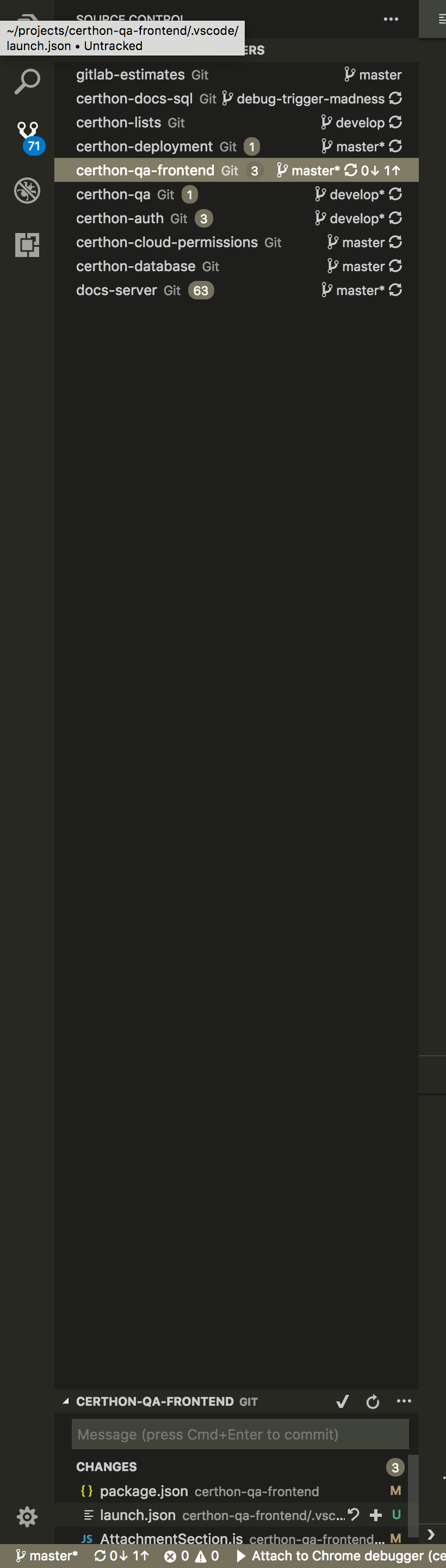 Git panel drops too low down · Issue #43090 · microsoft/vscode · GitHub