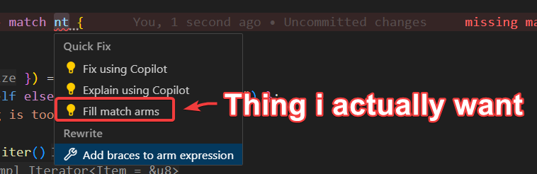 "Fix/Explain using copilot" always takes priority over other extensions · Issue #482 · microsoft ...