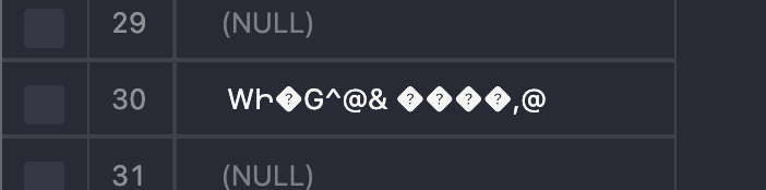 [bug] Incorrect Encoding For Coordinates · Issue 710 · Cweijan Vscode Database Client · Github