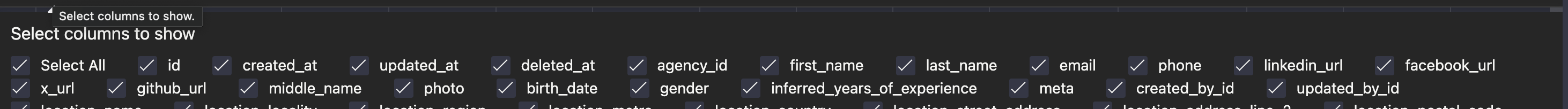 Search In Columns Selection · Issue 981 · Cweijan Vscode Database Client · Github