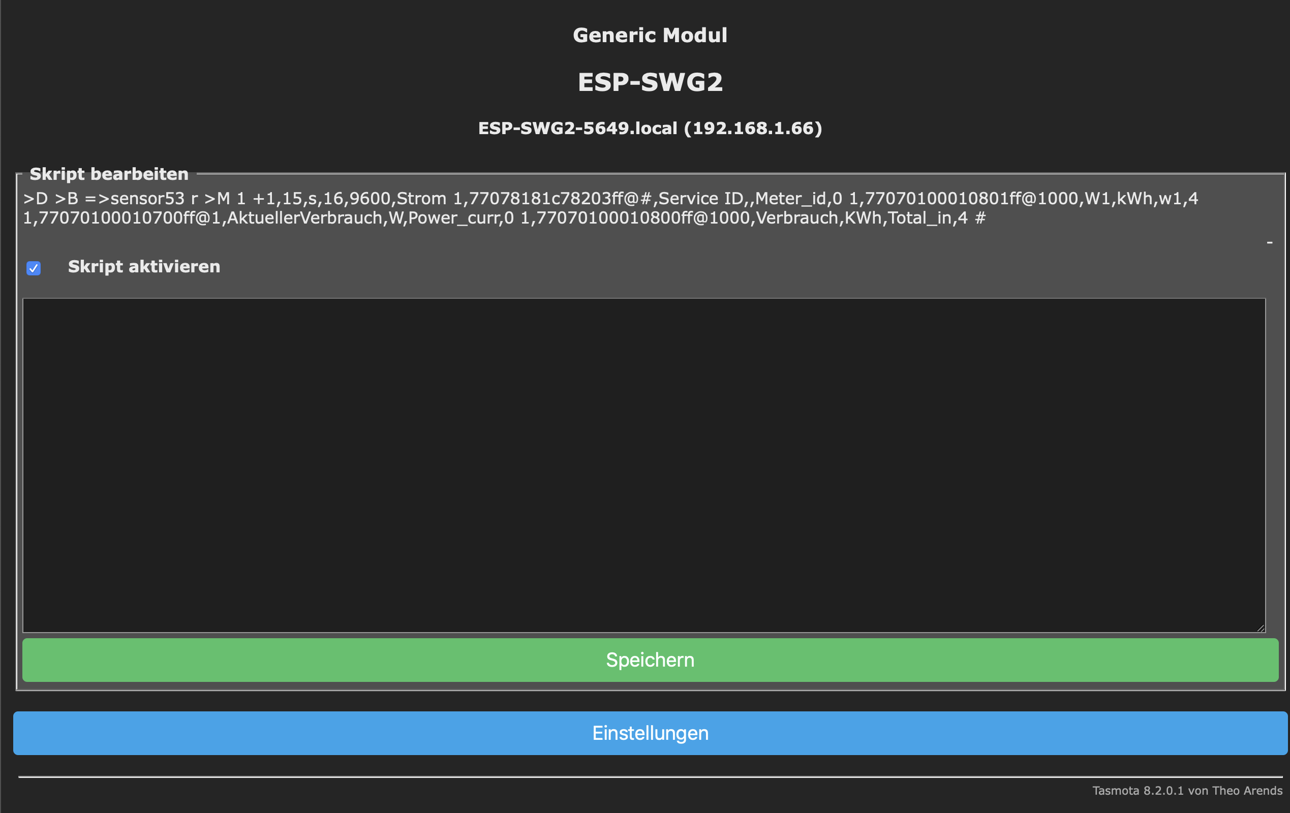 Scripter: Script no longer in the edit window after saving. · Issue #8019 · arendst/Tasmota · GitHub