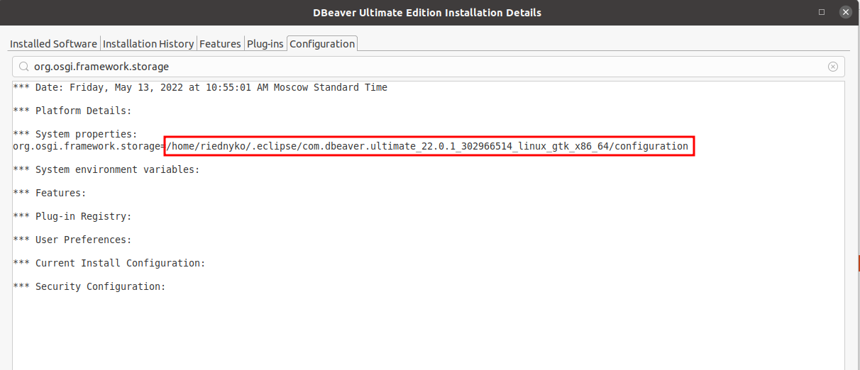 How To Set A Variable If Dbeaver ini Is Read Only Dbeaver dbeaver