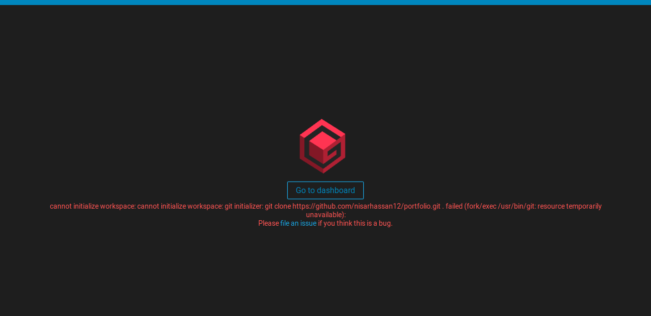 No Workspace is starting. · Issue #843 · gitpod-io/gitpod · GitHub