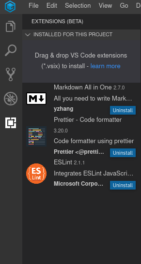 Unable To Find The Installed Editorconfig Extension · Issue 1351 · Gitpod Iogitpod · Github