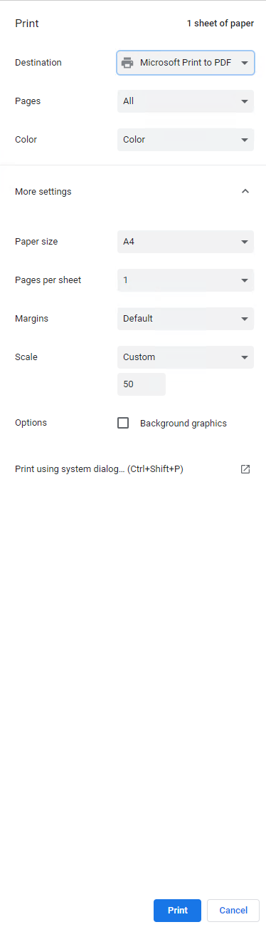 Using a custom scale when on printing preview only works horizontally · Issue #700 · stephanrauh ...