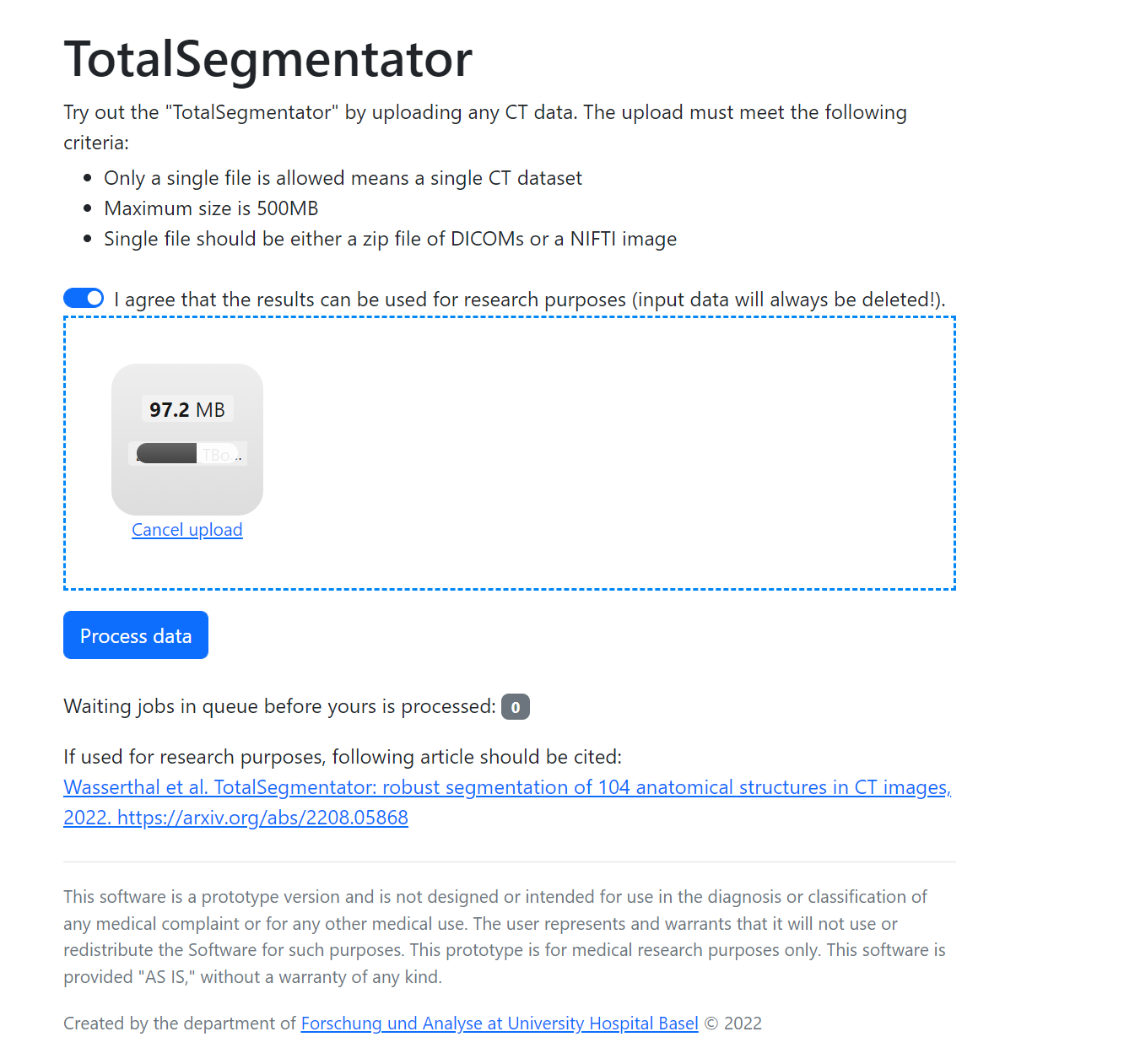 Web version questions · Issue #42 · wasserth/TotalSegmentator · GitHub