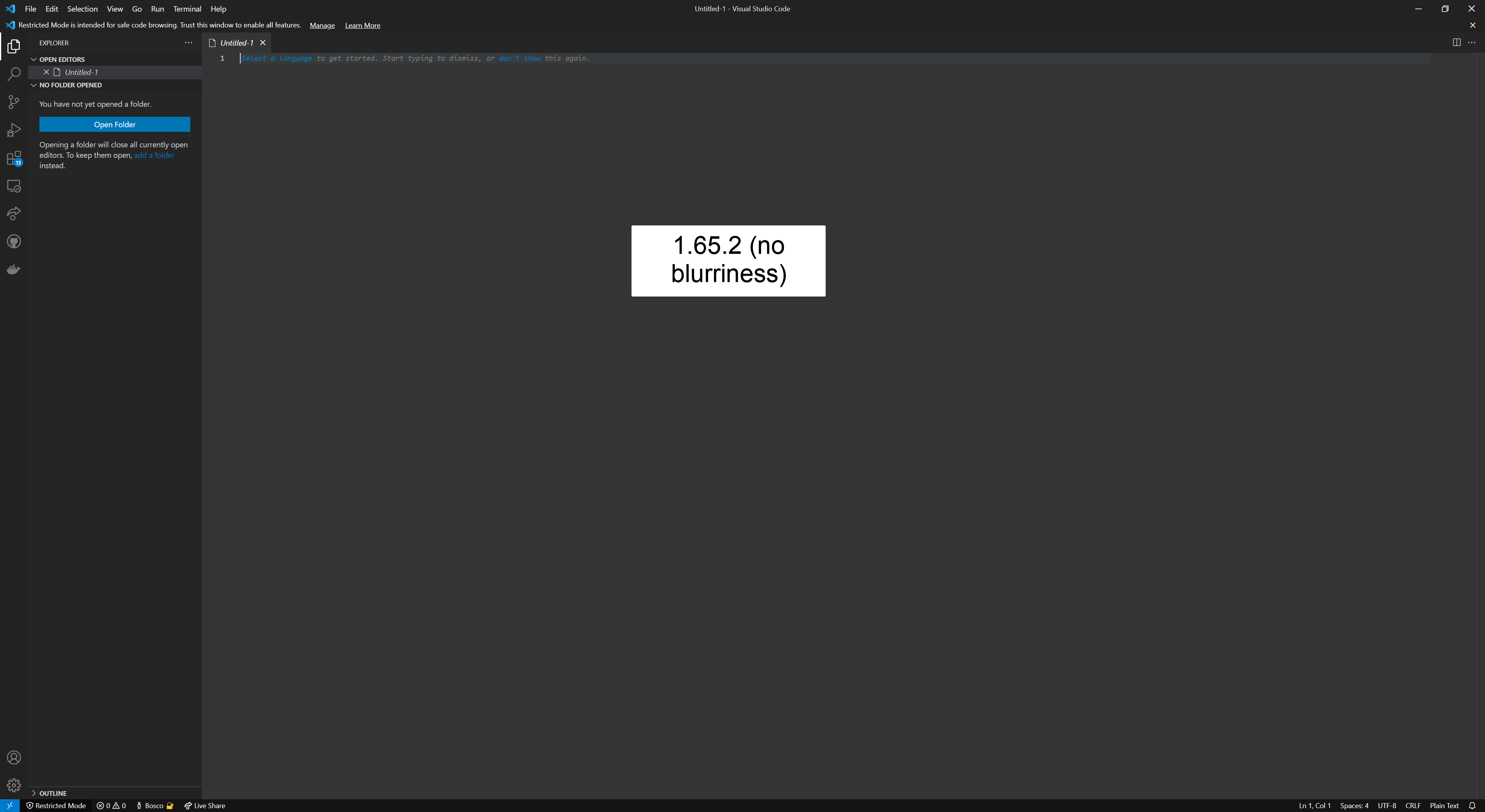 Window display is hazy/blurry · Issue #148592 · microsoft/vscode · GitHub