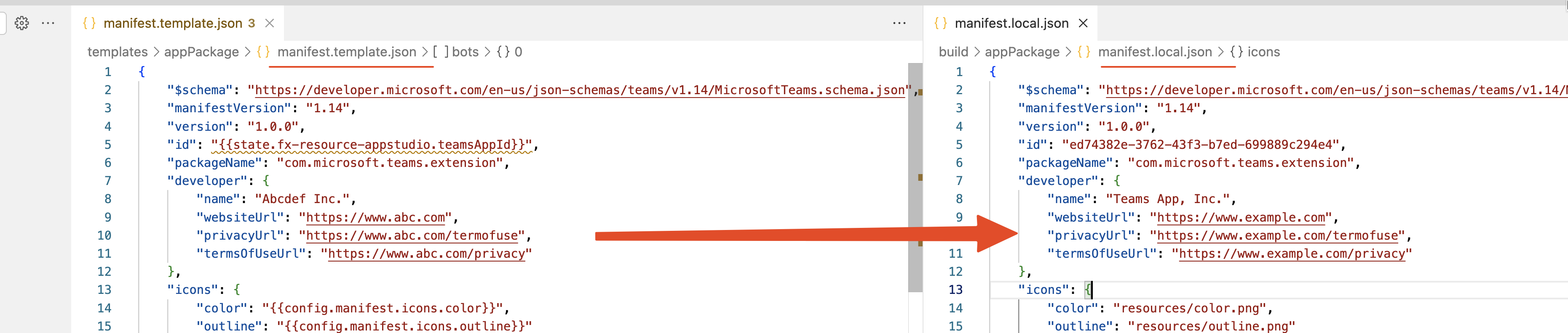Developer Section Doesn t Change In Manifest File Issue 6986 OfficeDev TeamsFx GitHub