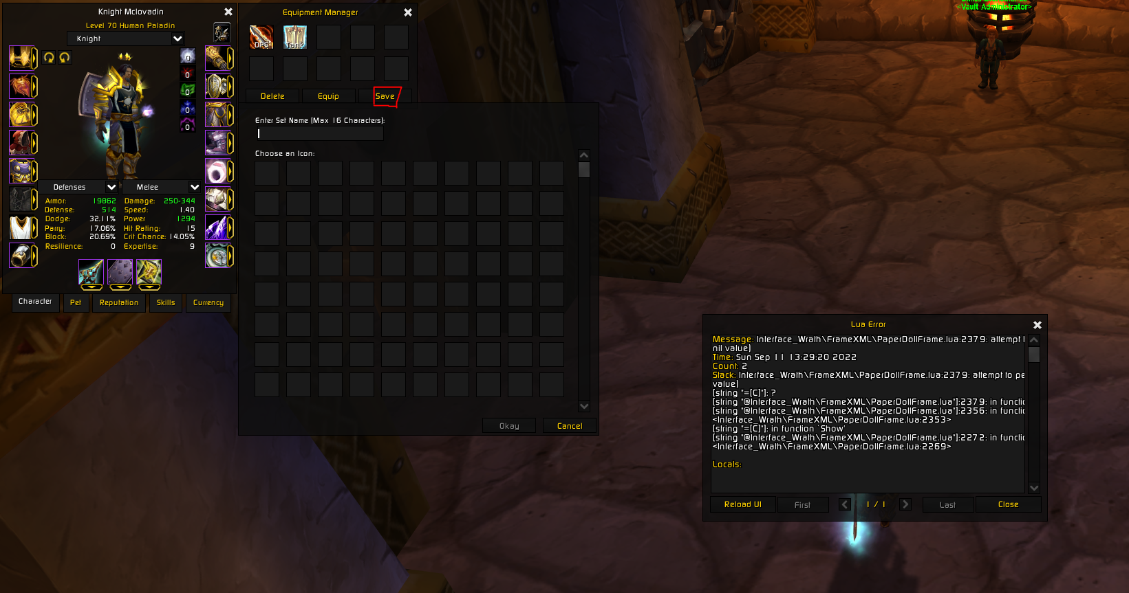 [Wrath Bug Report] Equipment Manager / Macro Bugs · Issue #340 · tukui-org/ElvUI · GitHub