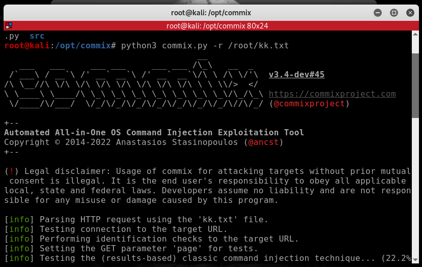 Why this problem ? · Issue #730 · commixproject/commix · GitHub