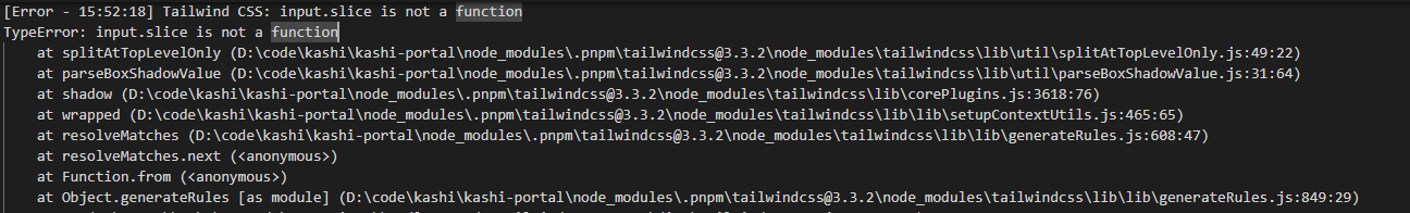 Tailwind Css Buliding Is Error · Tailwindlabs Tailwindcss · Discussion 11841 · Github