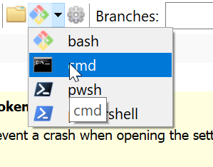Allow custom shell in Console tab · Issue #7523 · gitextensions/gitextensions · GitHub