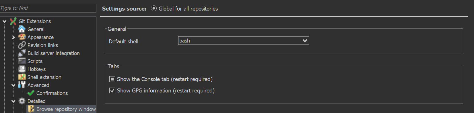 Settings: Checkbox not well reflecting the setting state · Issue #8446 · gitextensions ...