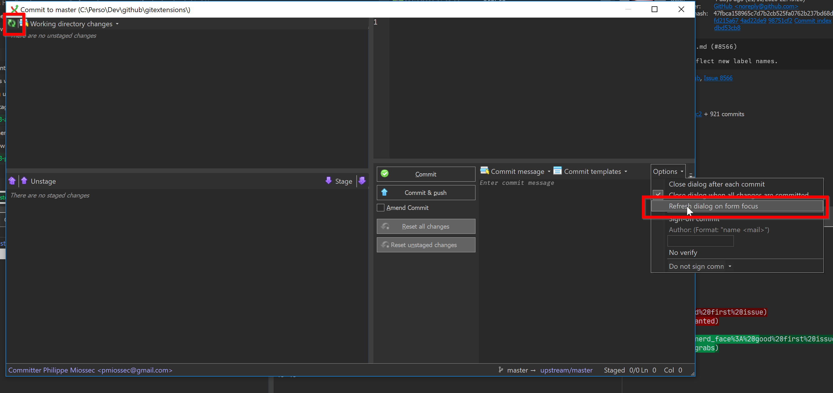 refresh button, prefix new branch name, multi deletion branch · Issue #8578 · gitextensions ...