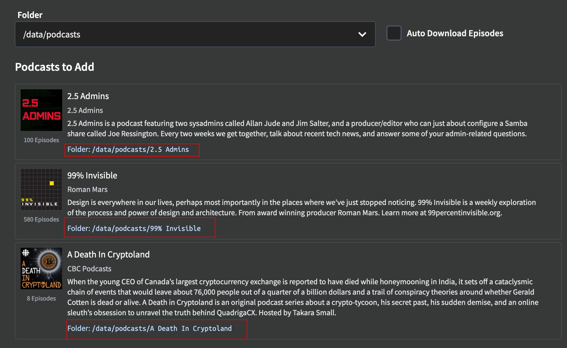 [Bug] OPML uploader using wrong path separator · Issue #1476 · advplyr/audiobookshelf · GitHub