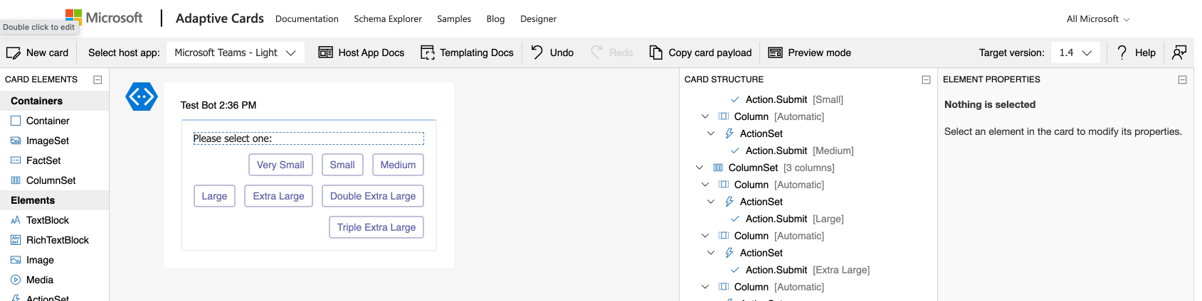 MS teams: Adaptive Card ColumnSet HorizontalAlignment property is not working · Issue #4766 ...