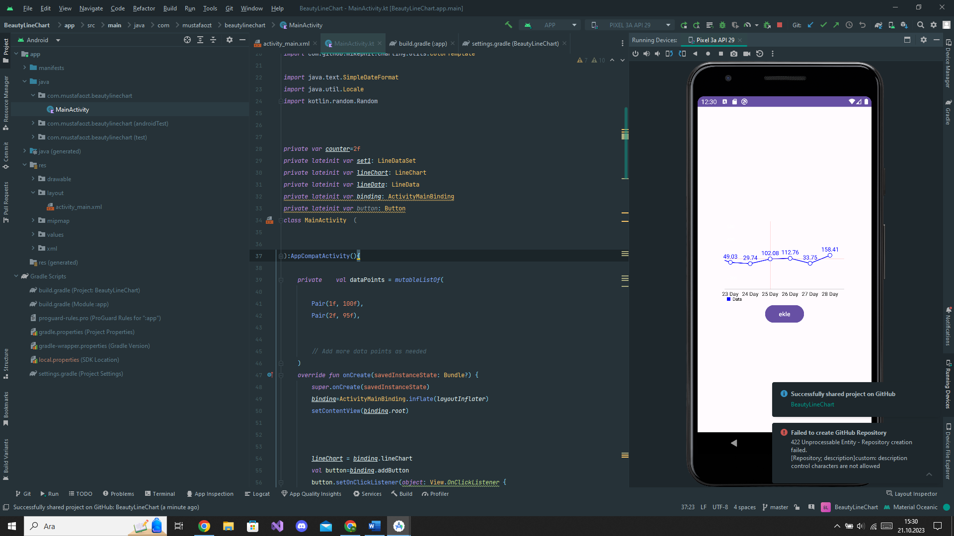 GitHub - MustafaSertac/BeautyLineChart: It is a beautifully organized ...