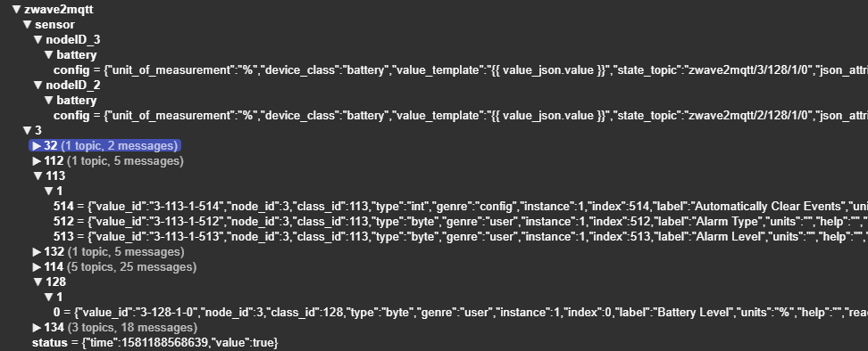 [question] gateway only producing discovery for battery · Issue #247 · OpenZWave/Zwave2Mqtt · GitHub