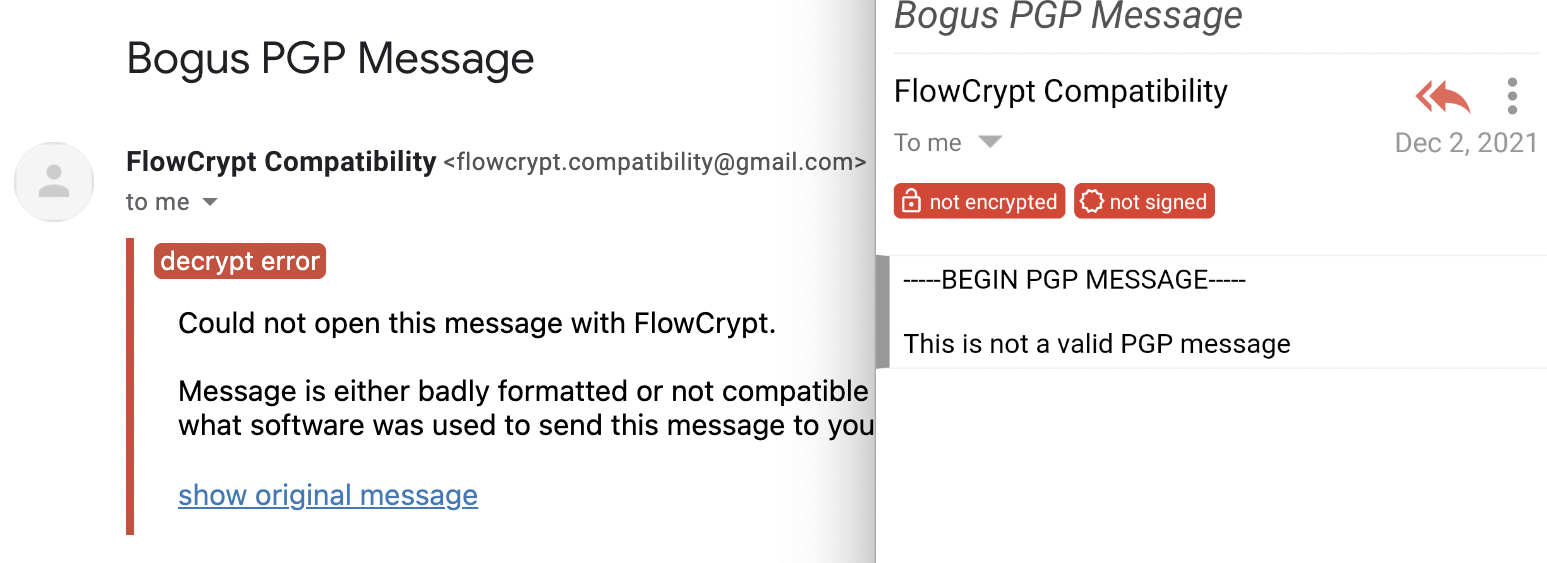 Browser Extension Trying To Decrypt Invalid Pgp Message With String ` Begin Pgp Message