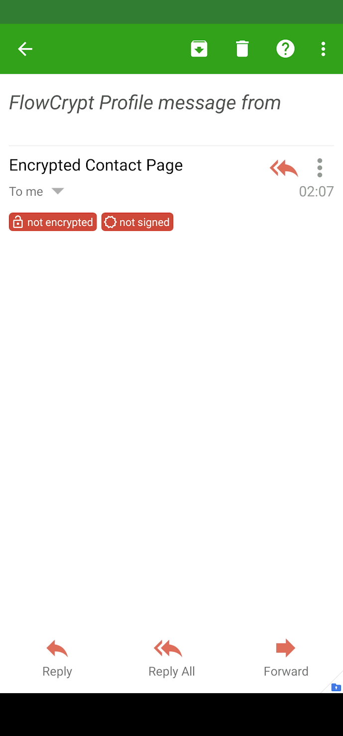 encrypted message content are completely hidden in android app · Issue #1744 · FlowCrypt ...