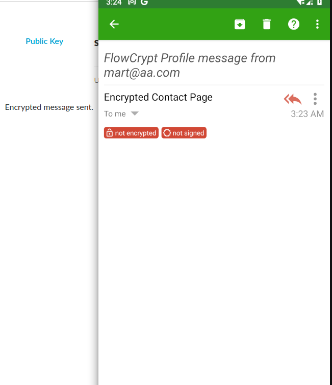 encrypted message content are completely hidden in android app · Issue #1744 · FlowCrypt ...