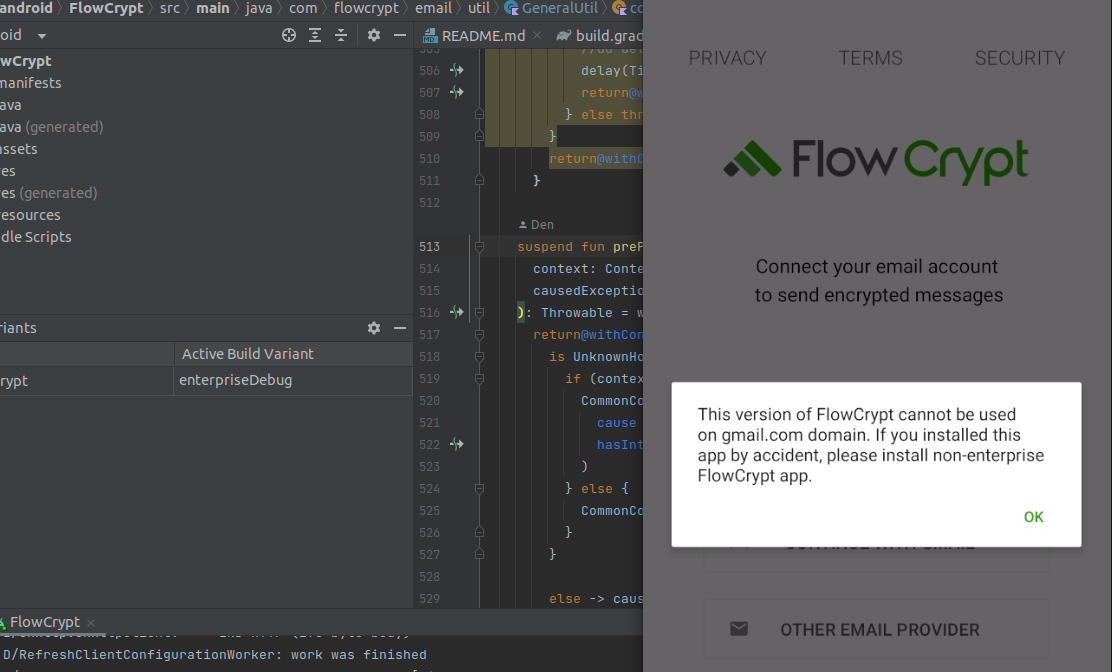 test shared-tetant-fes for android app · Issue #2197 · FlowCrypt ...