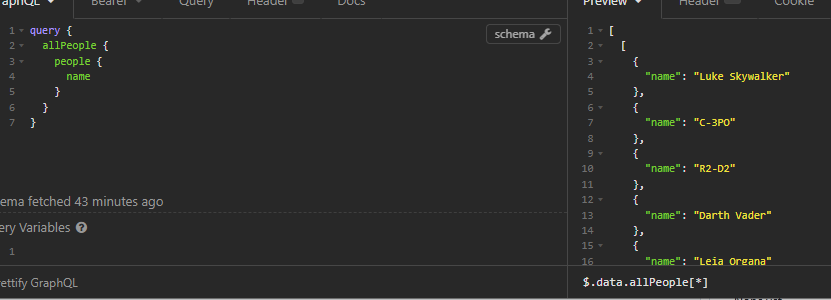 [graphiql] Plugin Insomnia Like Json Filter · Issue 2921 · Graphql Graphiql · Github