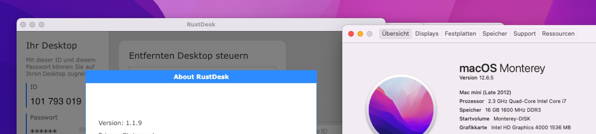 Macos Rustdesk Application Screens Stays Black On Startup On Server With 120 But Works With