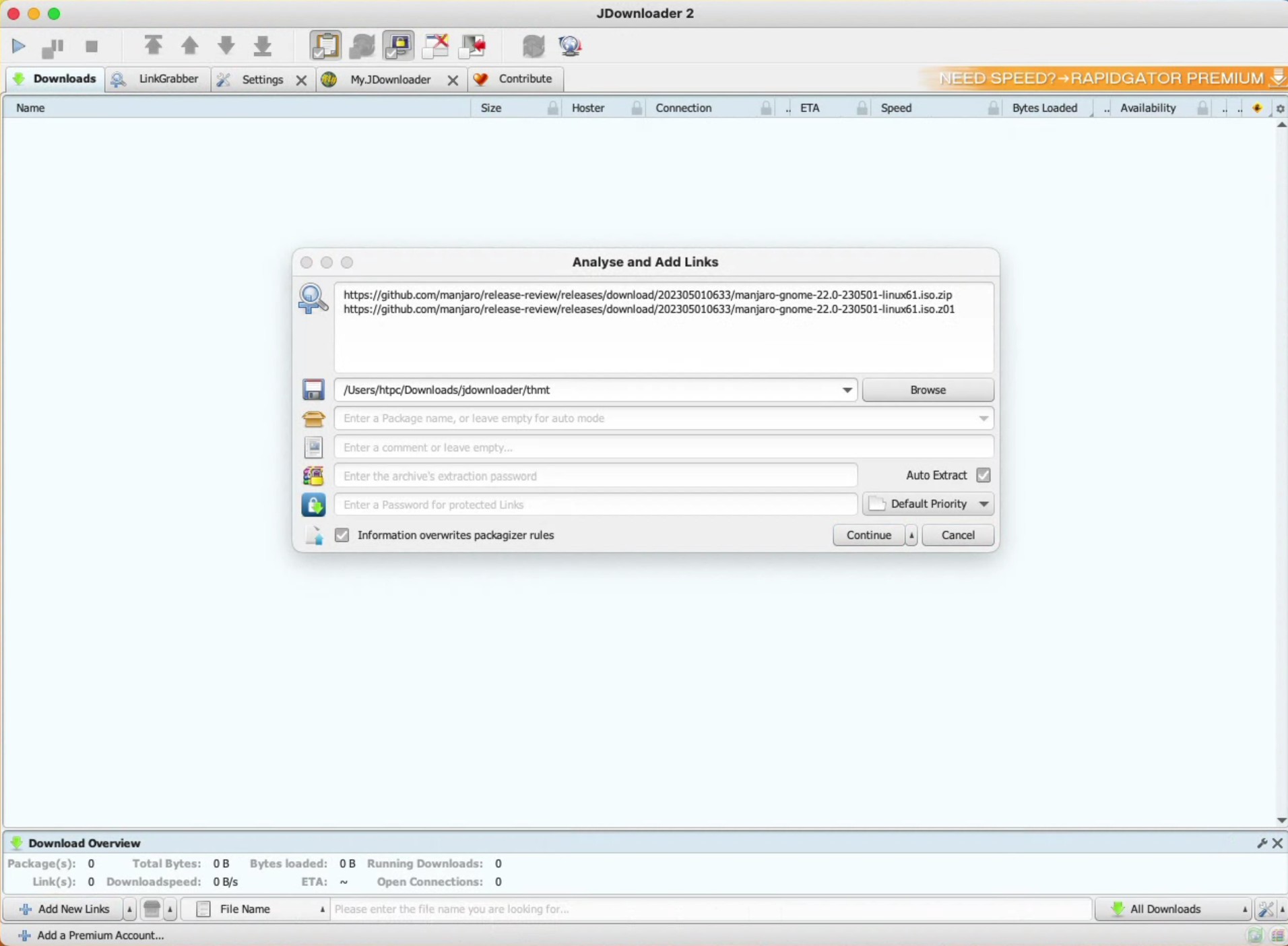 Issues with JDownlader2 and Rustdesk - Download folders can't be expanded in RuskDesk / but in ...