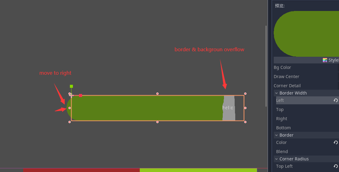 use StyleBoxFlat to cause borders and rounded corners to overflow · Issue #45569 · godotengine ...