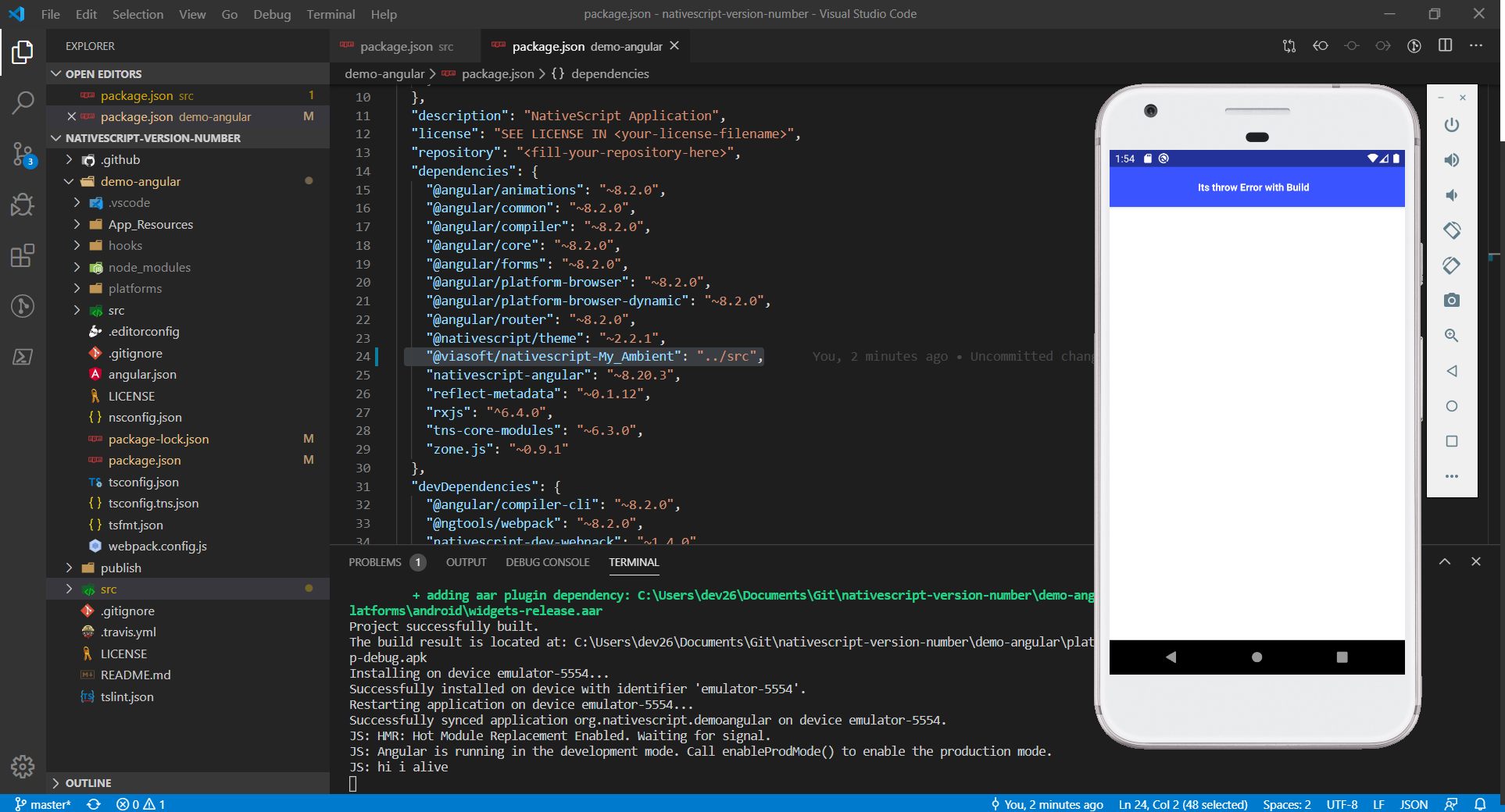 Plugin with Angular component templateUrl & Css · Issue #2109 · NativeScript/nativescript ...