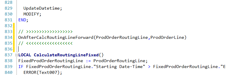 [Event Request] COD 99000774 - OnAfterCalcRoutingLineBack/OnAfterCalcRoutingLineForward · Issue ...
