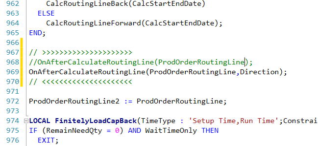 [Event Modification] COD 99000774 - OnAfterCalculateRoutingLine · Issue #4405 · microsoft ...